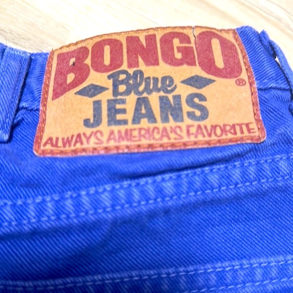 BONGO | Shorts | Vintage 9s Bongo Blue High Rise Jean Shortsroyal Blue ...